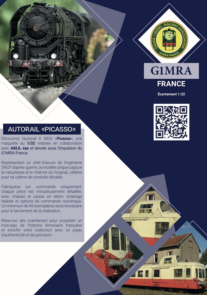 [AMJL & G1MRA F] Autorail X3800 « Picasso » [ 1:32- I] - Voie 1 - Forum ...